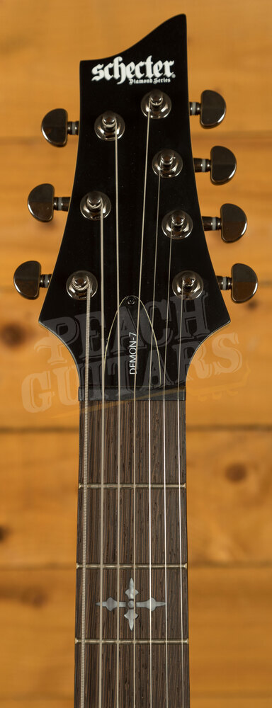 Schecter Demon-7 | 7-String - Aged Black Satin