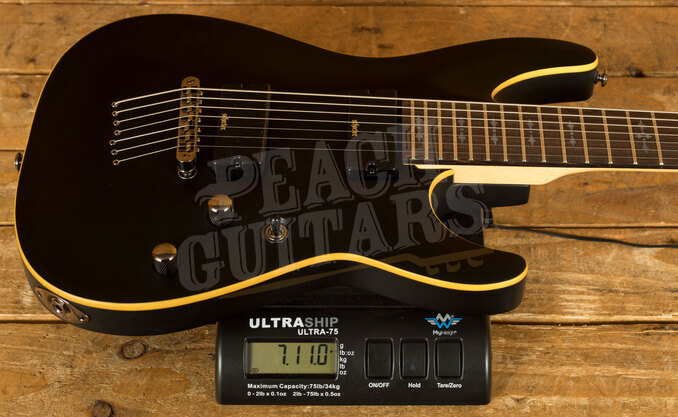 Schecter Demon-7 | 7-String - Aged Black Satin