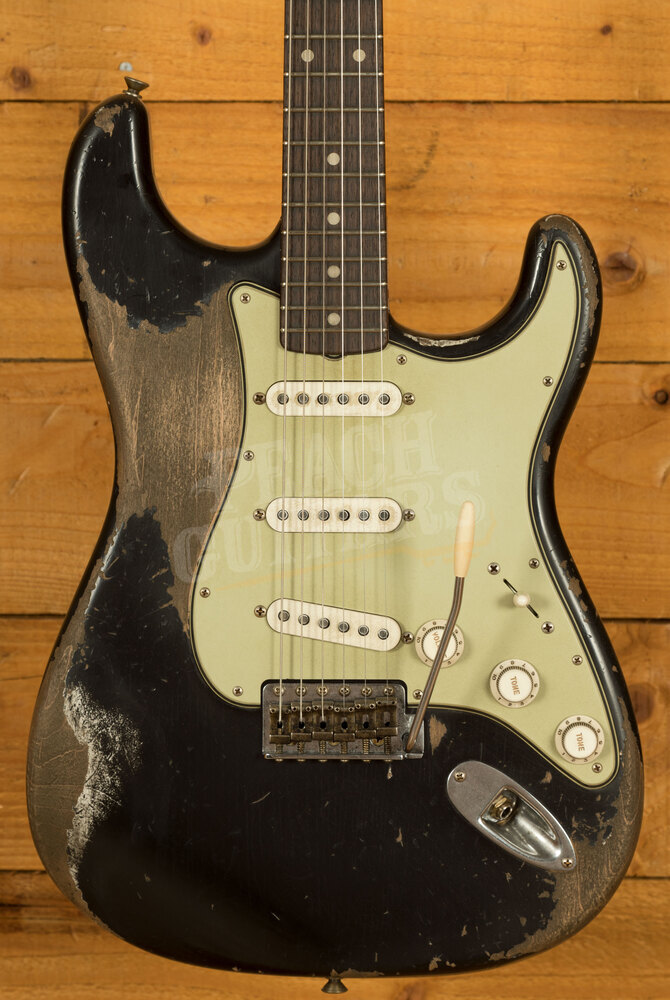 Fender Custom Shop Master Built Levi Perry '62 Strat Heavy Relic | Black