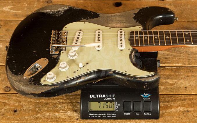 Fender Custom Shop Master Built Levi Perry '62 Strat Heavy Relic | Black