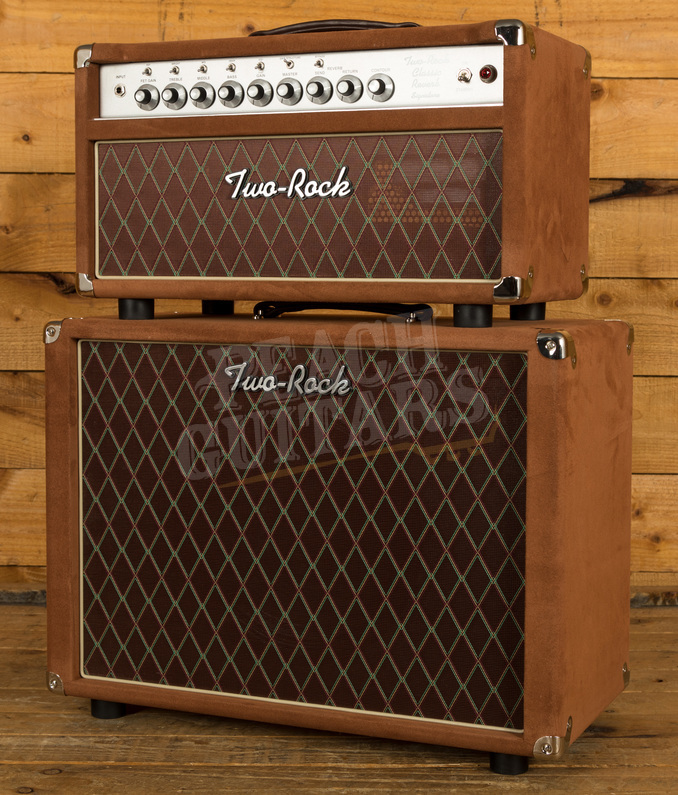 Two-Rock Classic Reverb 40/20 Head and 1x12 Cab - Tobacco Suede - Peach ...