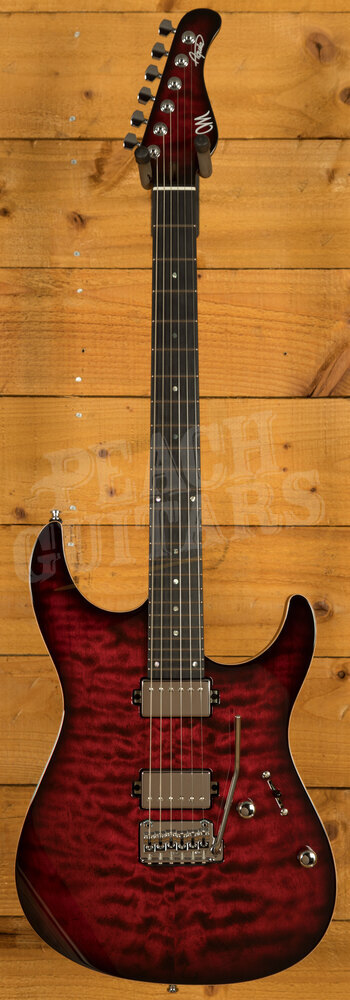 Mayones Aquila Elite S 6 Trans Dirty Red Burst Gloss