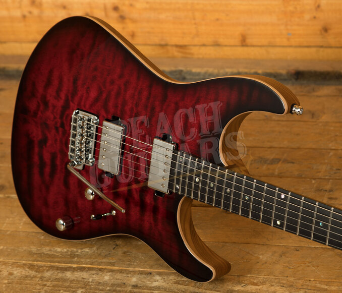 Mayones Aquila Elite S 6 Trans Dirty Red Burst Gloss