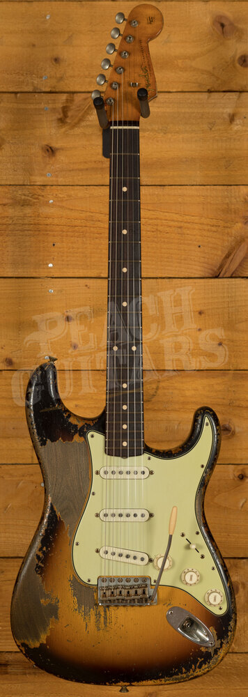Fender Custom Shop Dale Wilson Masterbuilt 61 Strat Heavy Relic Faded 3TSB
