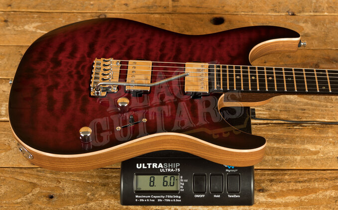 Mayones Aquila Elite S 6 Trans Dirty Red Burst Gloss