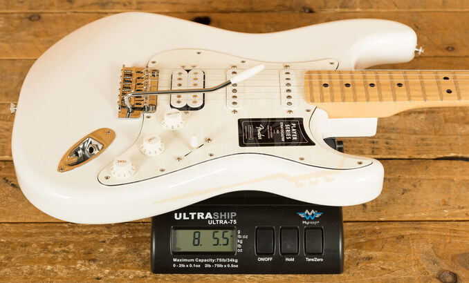 Fender Player Series Strat HSS Polar White - Peach Guitars