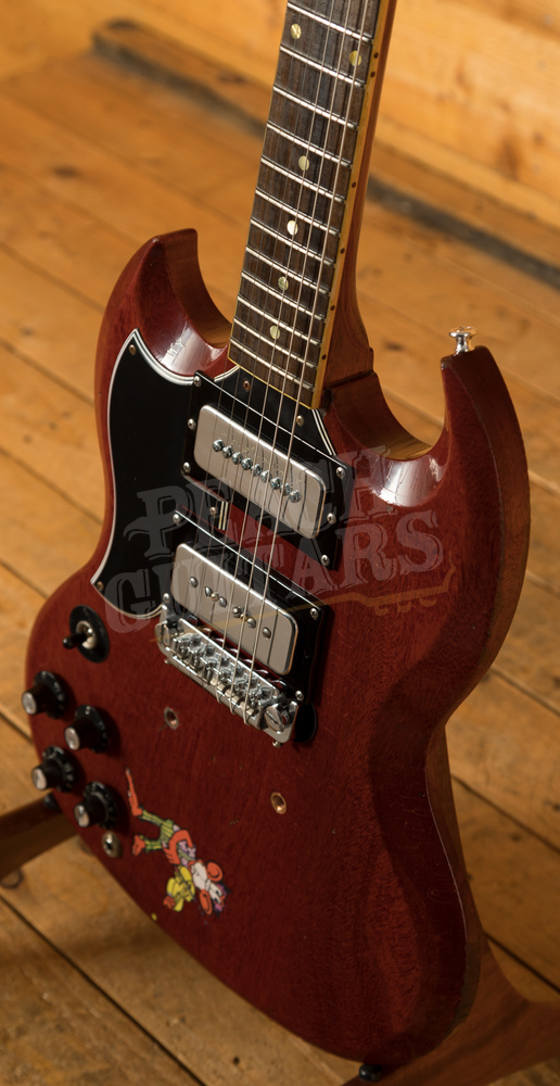 Gibson Custom Tony Iommi "Monkey" SG Aged and Signed - Peach Guitars