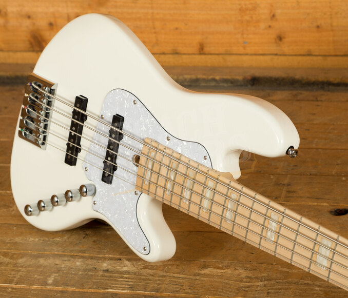 Cort Basses Elrick NJS Series | Elrick NJS 5 - 5-String - White