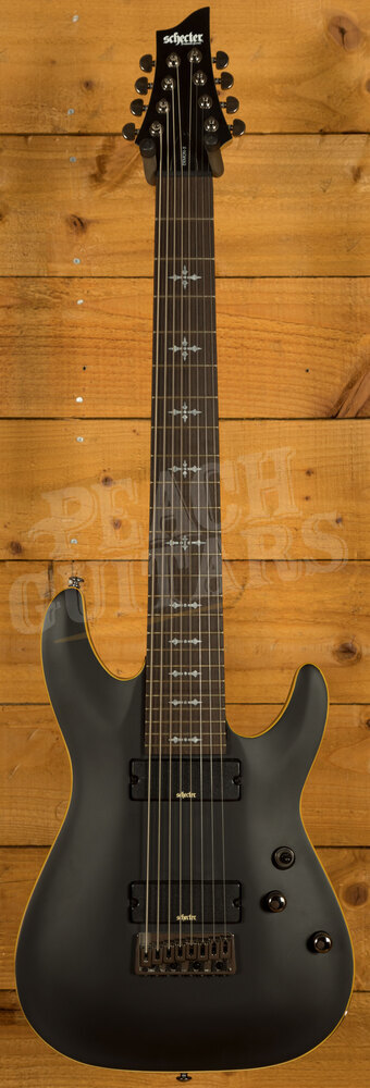 Schecter Demon-8 | 8-String - Aged Black Satin