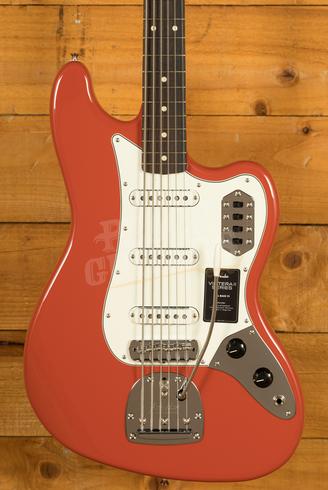 Fender Vintera II 60s Bass VI | Rosewood - Fiesta Red