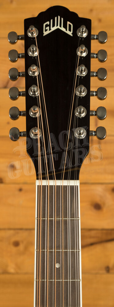Guild F-2512CE Deluxe | 12-String - Electro - Transparent Black Burst ...