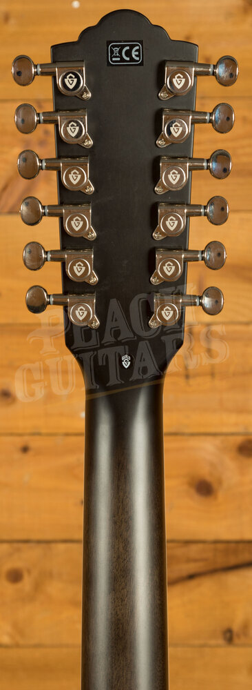 Guild F-2512CE Deluxe | 12-String - Electro - Transparent Black Burst ...