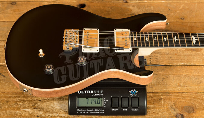 PRS Ltd Edition CE24 Black Satin - Natural Back