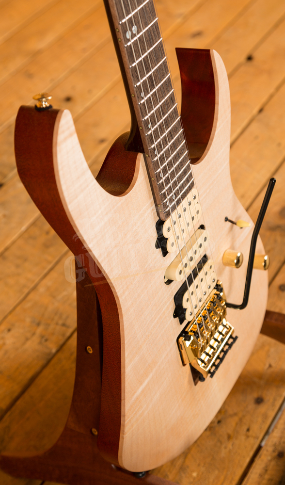 Ibanez 2019 RG1070FM-NTL Natural Low Gloss - Peach Guitars