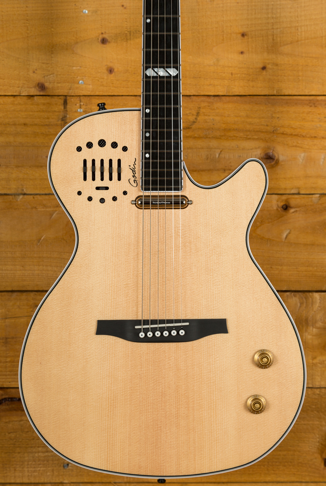 Godin Multiac Steel Natural HG w/tric