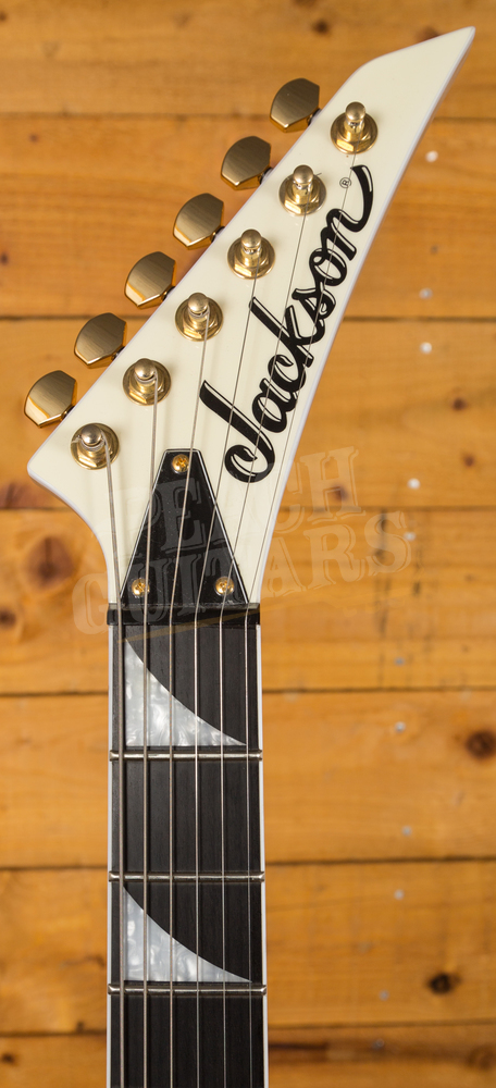 Jackson Pro Series Rhoads RRT-3 | Ebony - Ivory w/Black Pinstripes