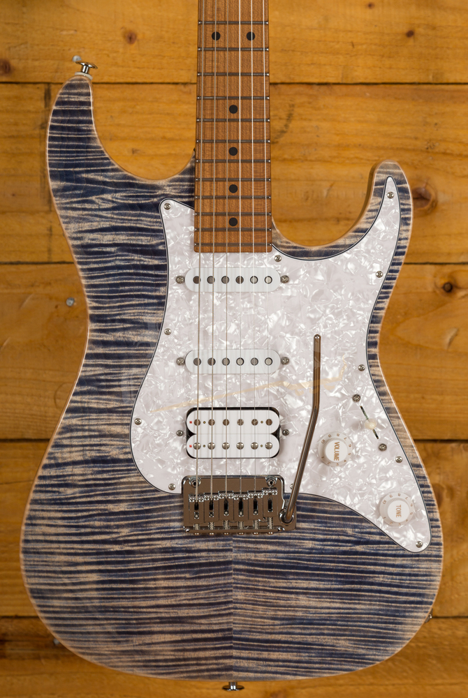 Suhr Standard Plus Trans Blue Denim/Slate Maple