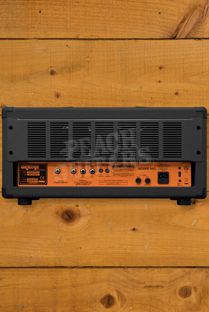 Orange Bass Amps | AD200 MK3 Head - Black