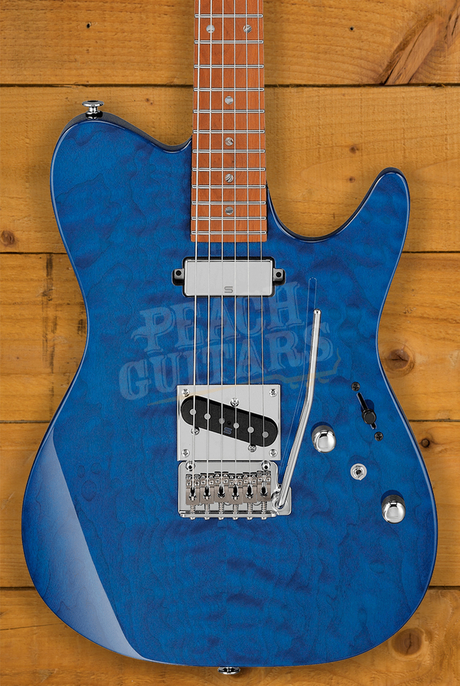 Ibanez AZS2200Q-RBS Prestige Royal Blue Sapphire - Peach Guitars