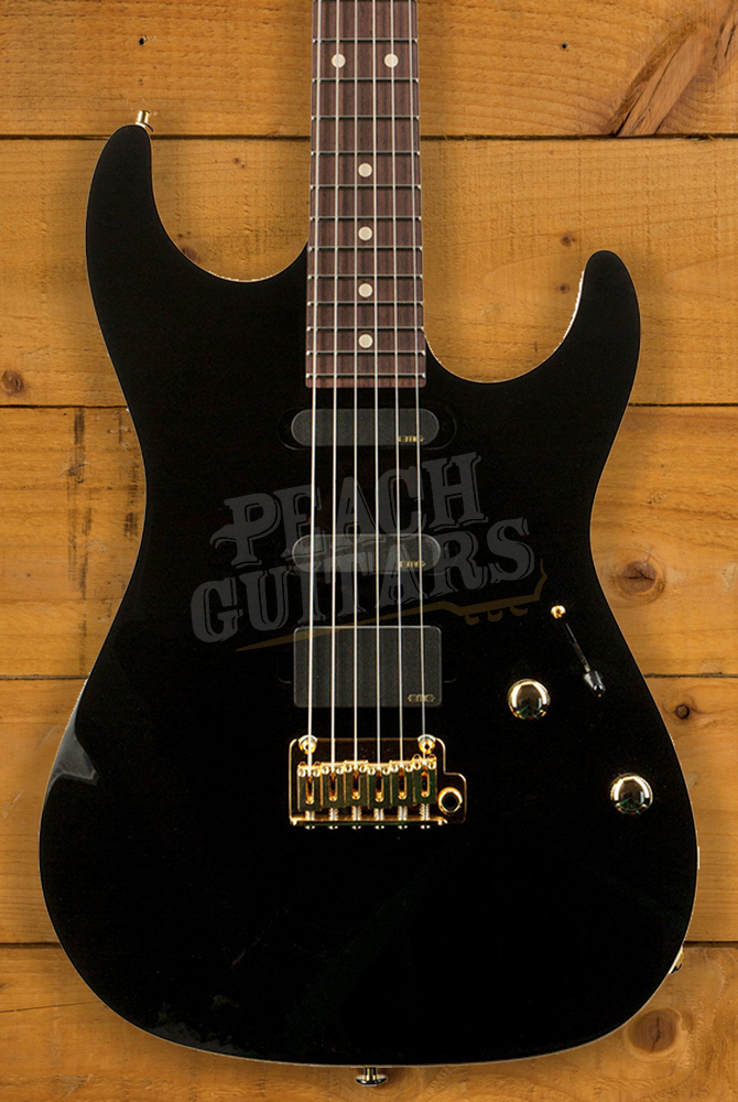 Suhr Limited Edition Standard Legacy Black HSS - Peach Guitars