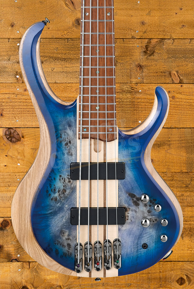 Ibanez Btb845 Cbl Cerulean Blue Burst Low Gloss Peach Guitars