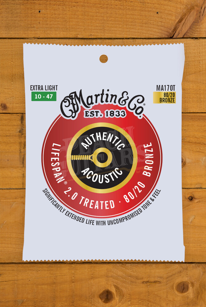 Martin Accessories | Authentic Acoustic - LifeSpan 2.0 - 80/20 Bronze ...