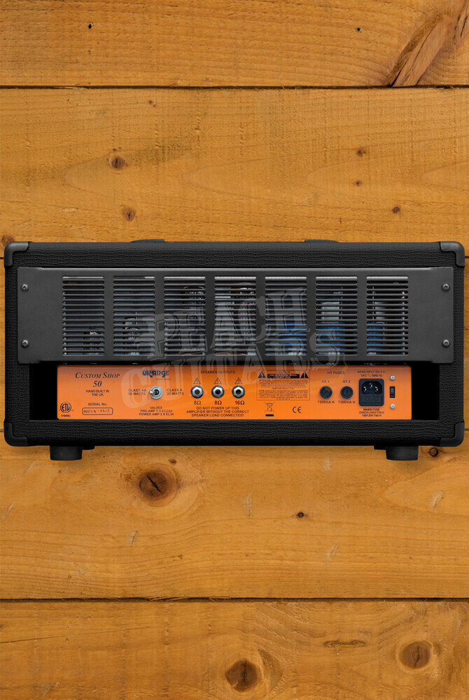 Orange Guitar Amps | Custom Shop 50 Head - Black