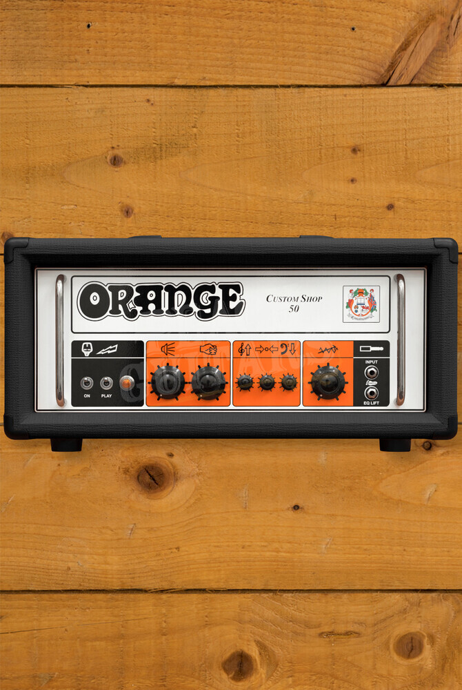 Orange Guitar Amps | Custom Shop 50 Head - Black