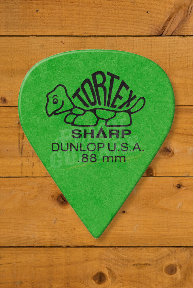 Dunlop 412-088 | Tortex Sharp Pick - .88mm - 12 Pack