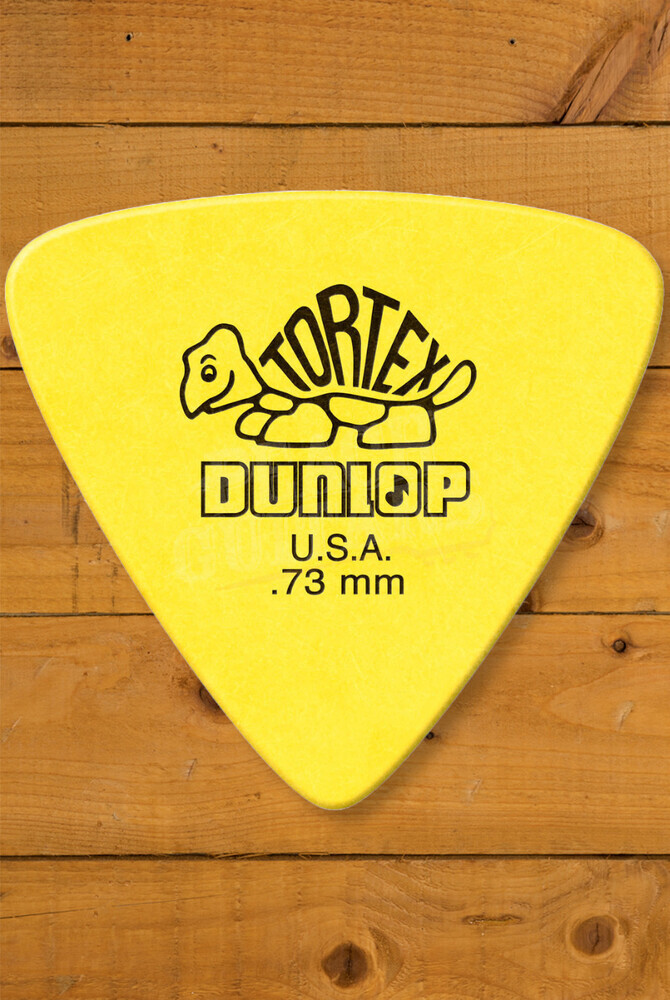Dunlop 431-073 | Tortex Triangle Pick - .73mm - 6 Pack