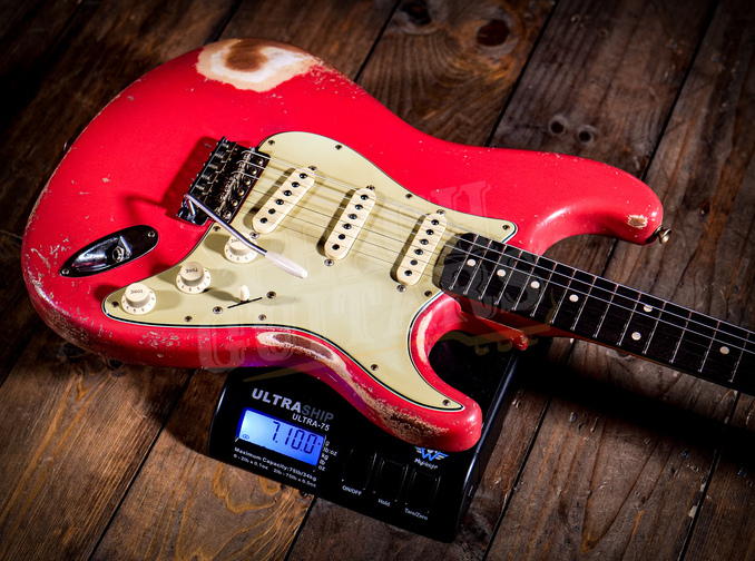 Fender Custom Shop Vincent Van Trigt Masterbuilt '59 Strat Relic Fiesta Red