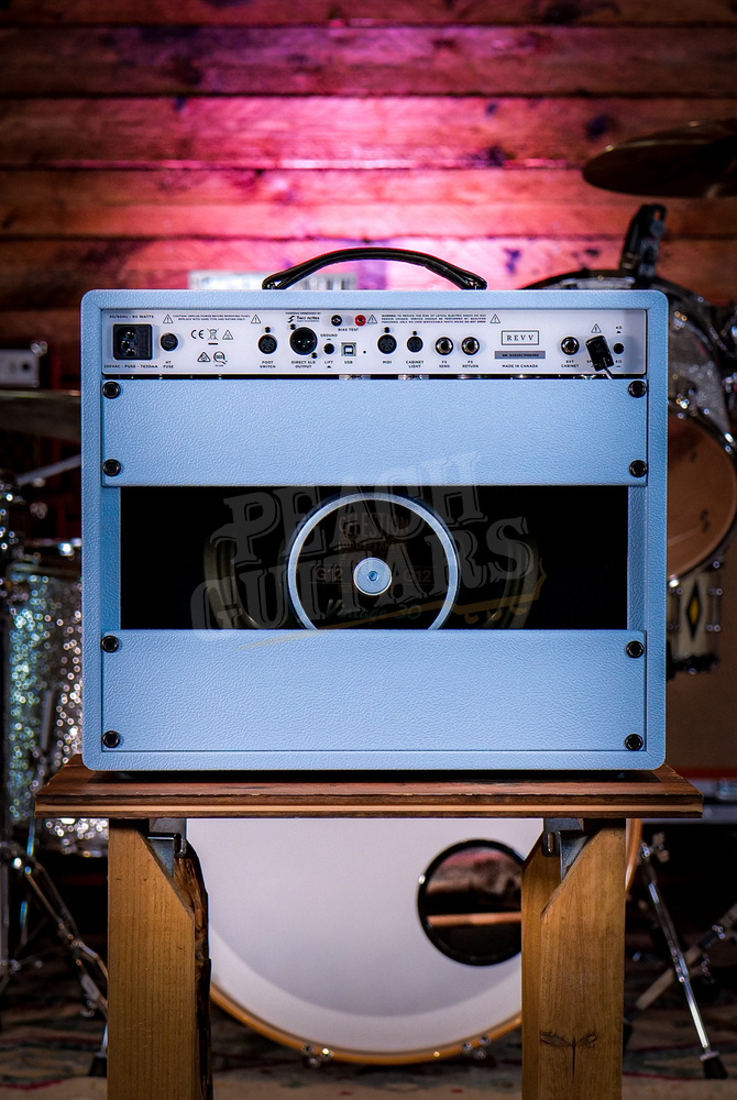 Revv Amplifiers | D25 25/5-Watt 6V6 1x12" Valve Combo Baby Blue *Custom ...