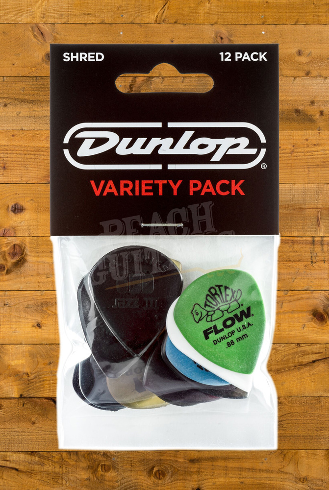 Dunlop Picks - Variety - Shred - Player Pack 12