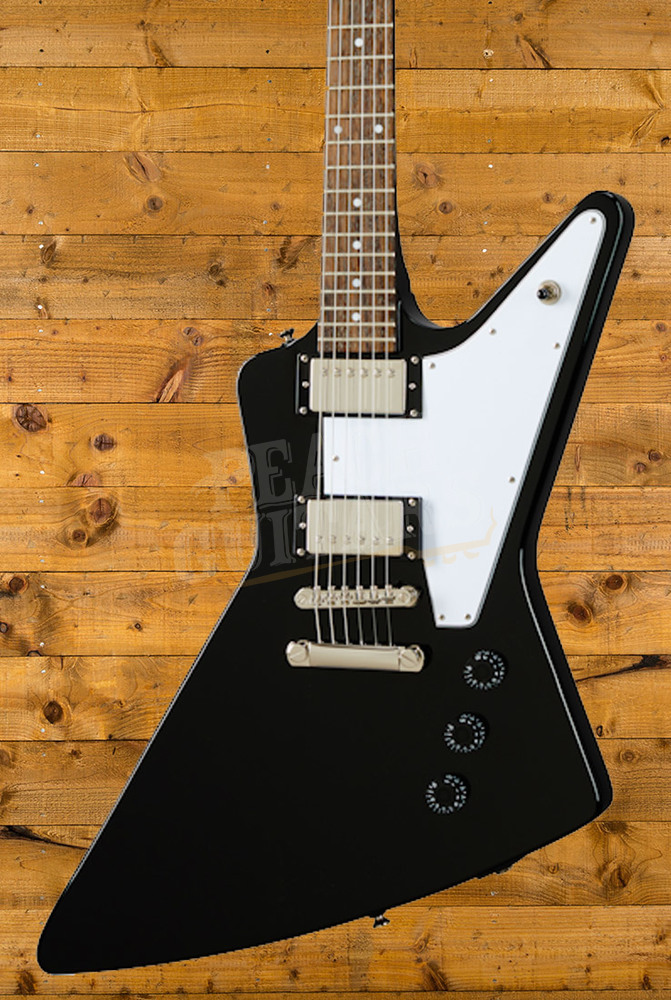 Epiphone Explorer Ebony - Peach Guitars