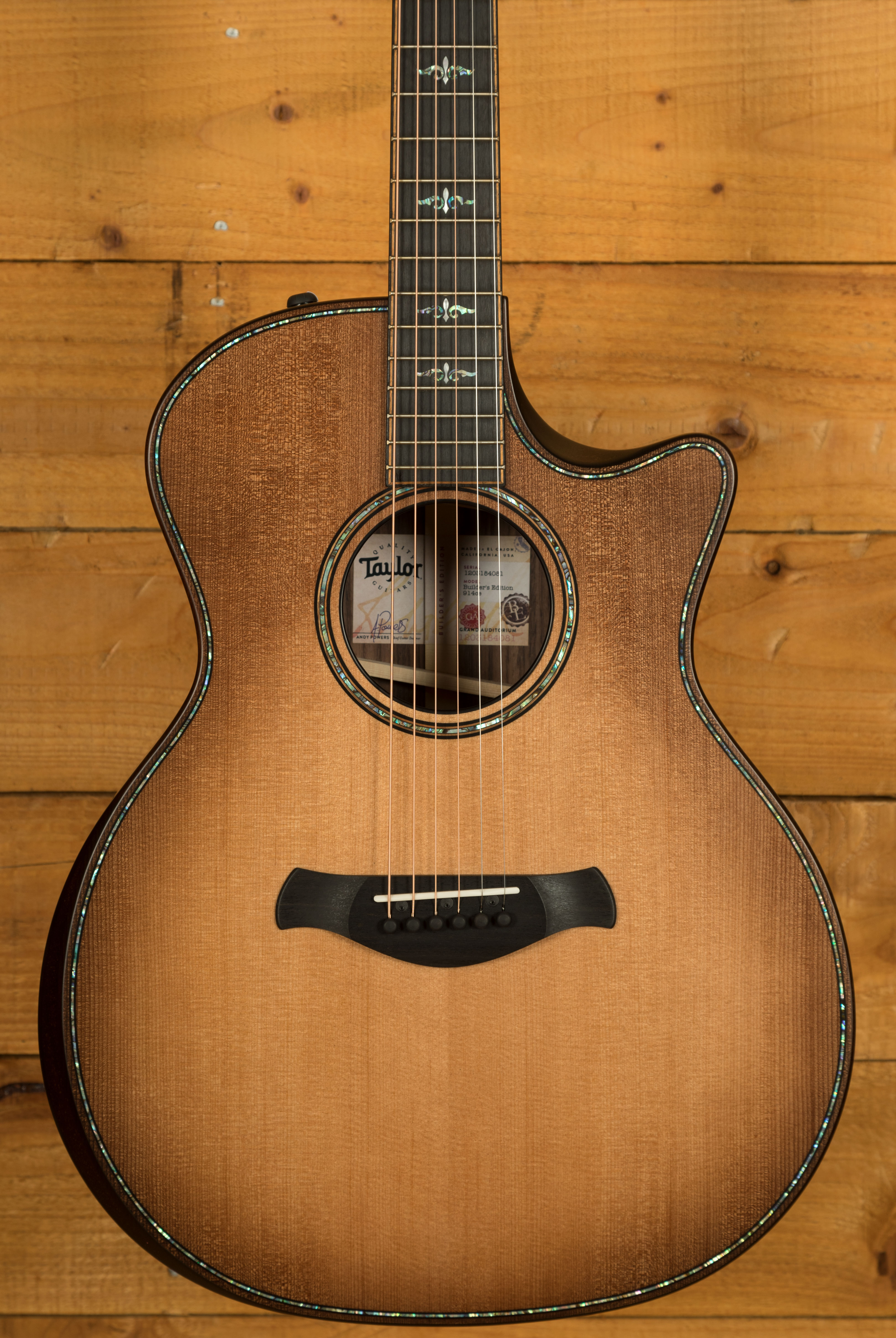 Taylor 900 Series | Builder's Edition 914ce - Wild Honey Burst