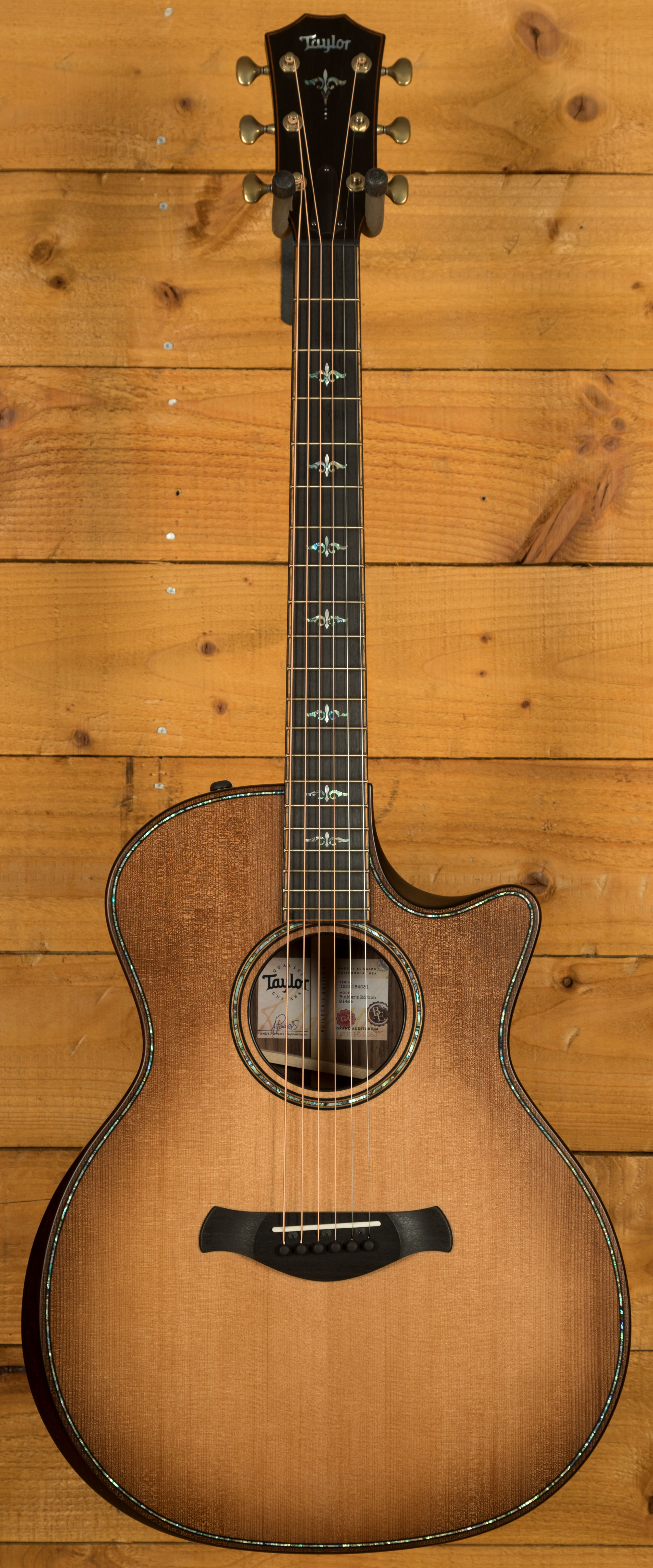 Taylor 900 Series | Builder's Edition 914ce - Wild Honey Burst