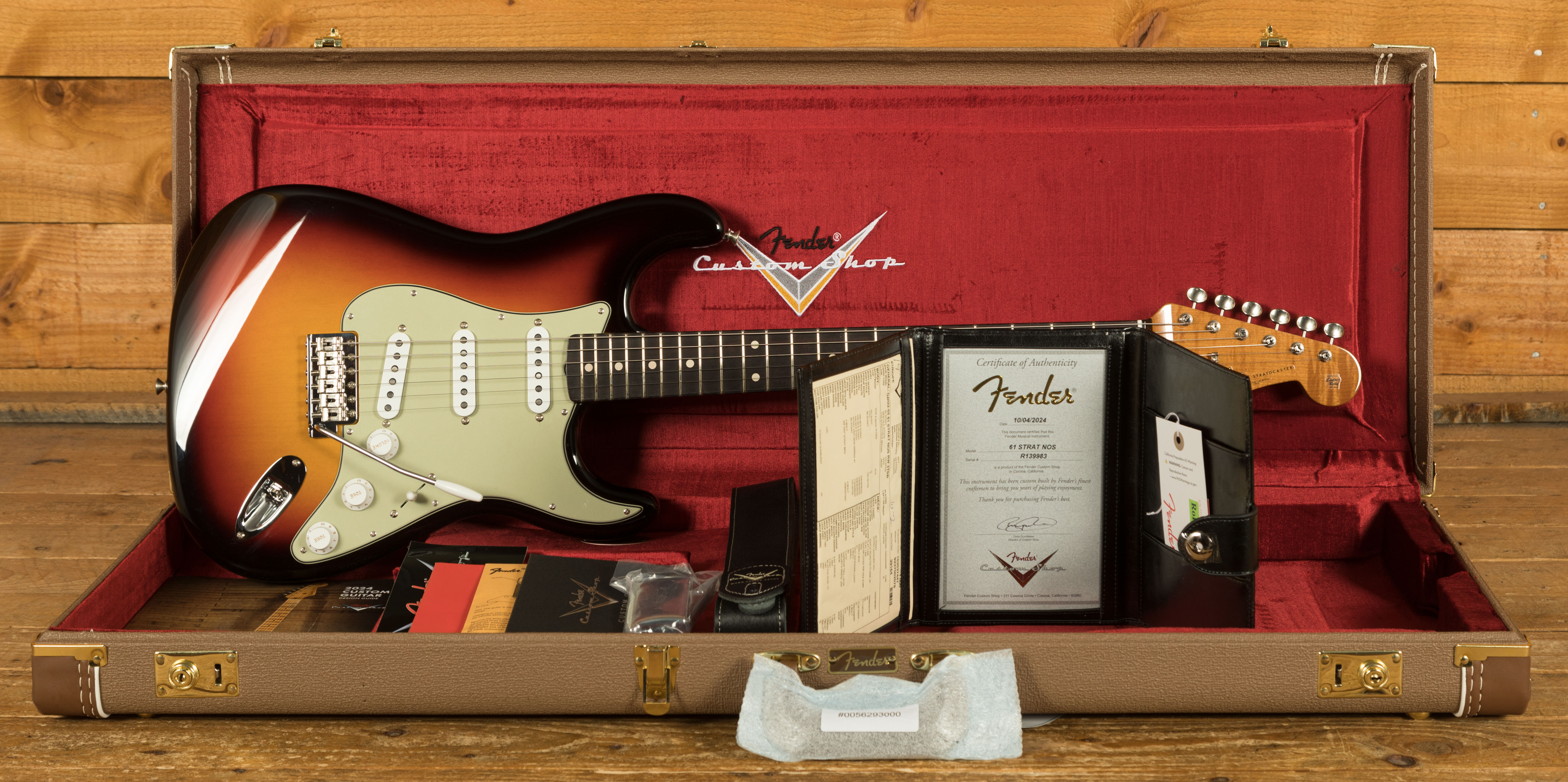 Fender Custom Shop 61 Strat | NOS 3-Tone Sunburst