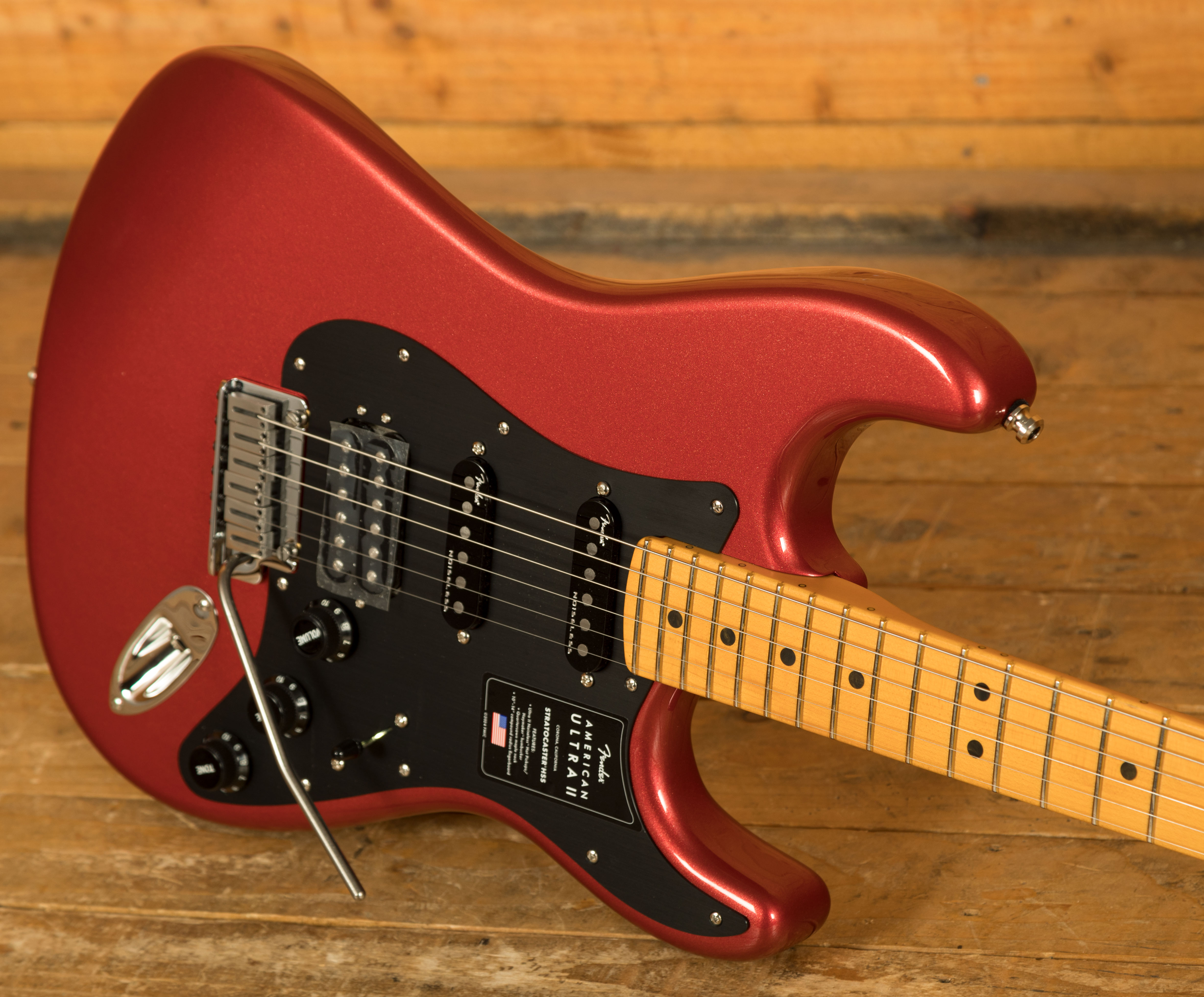 Fender American Ultra II Stratocaster HSS | Sinister Red