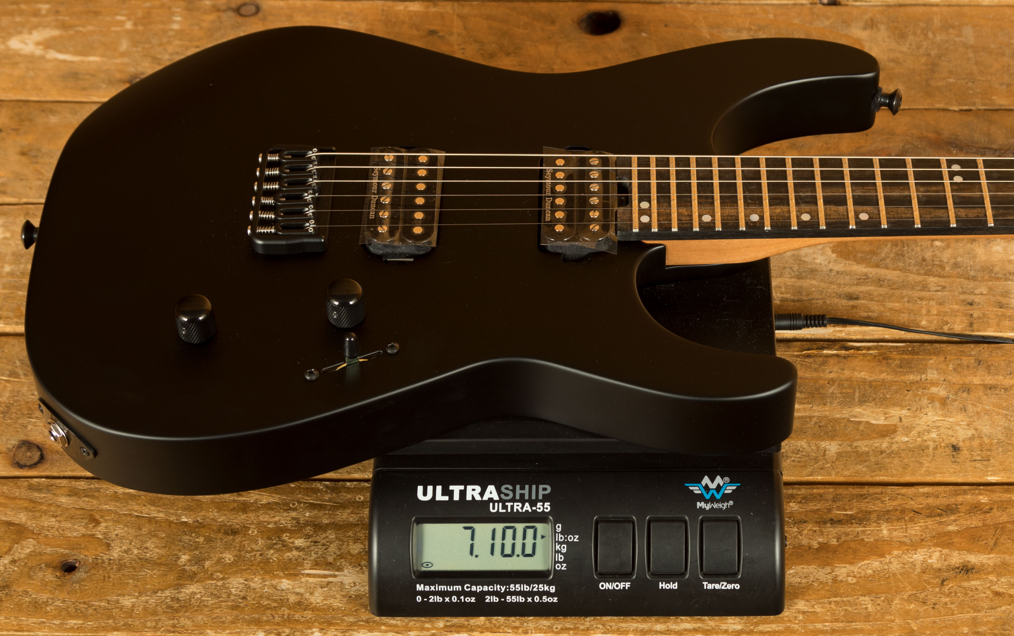 Jackson American Series Virtuoso HT | Streaked Ebony - Satin Black