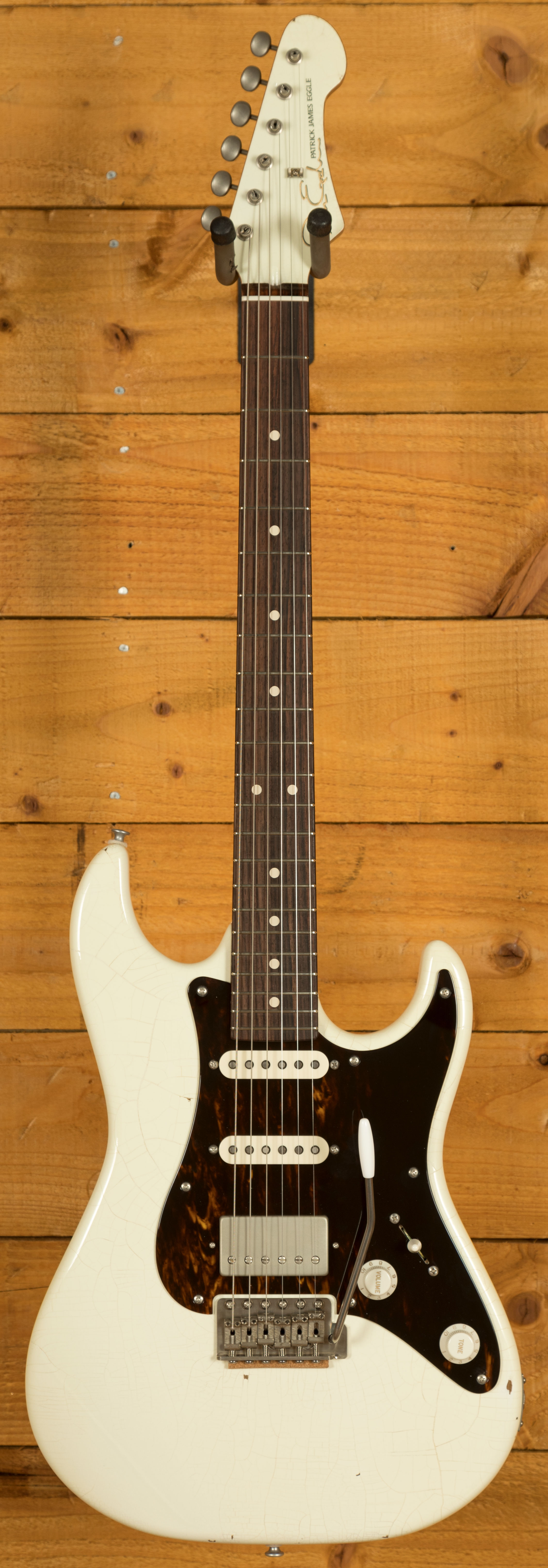 Patrick James Eggle 96 HSS Olympic White w/ Matching Headstock