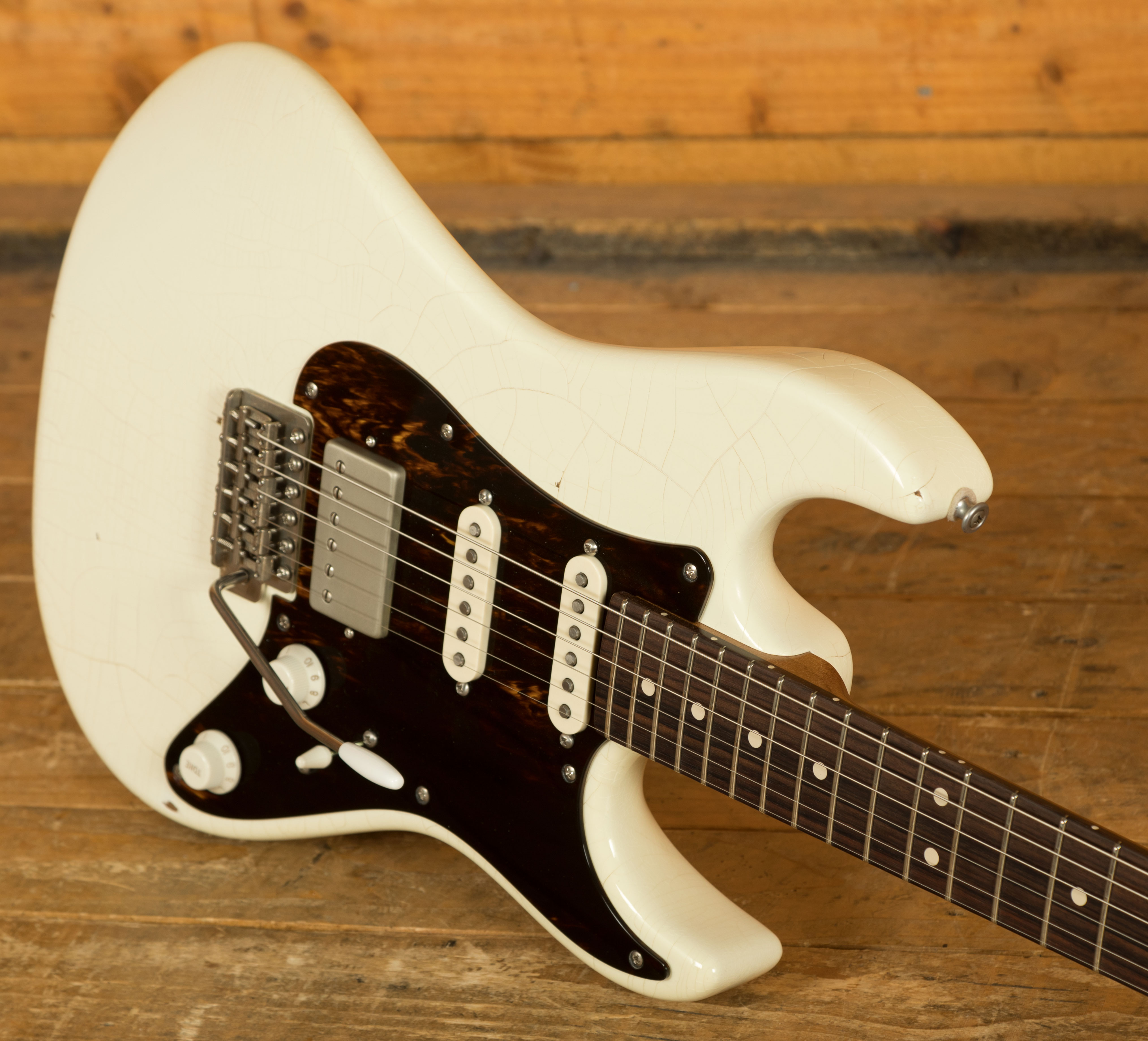Patrick James Eggle 96 HSS Olympic White w/ Matching Headstock
