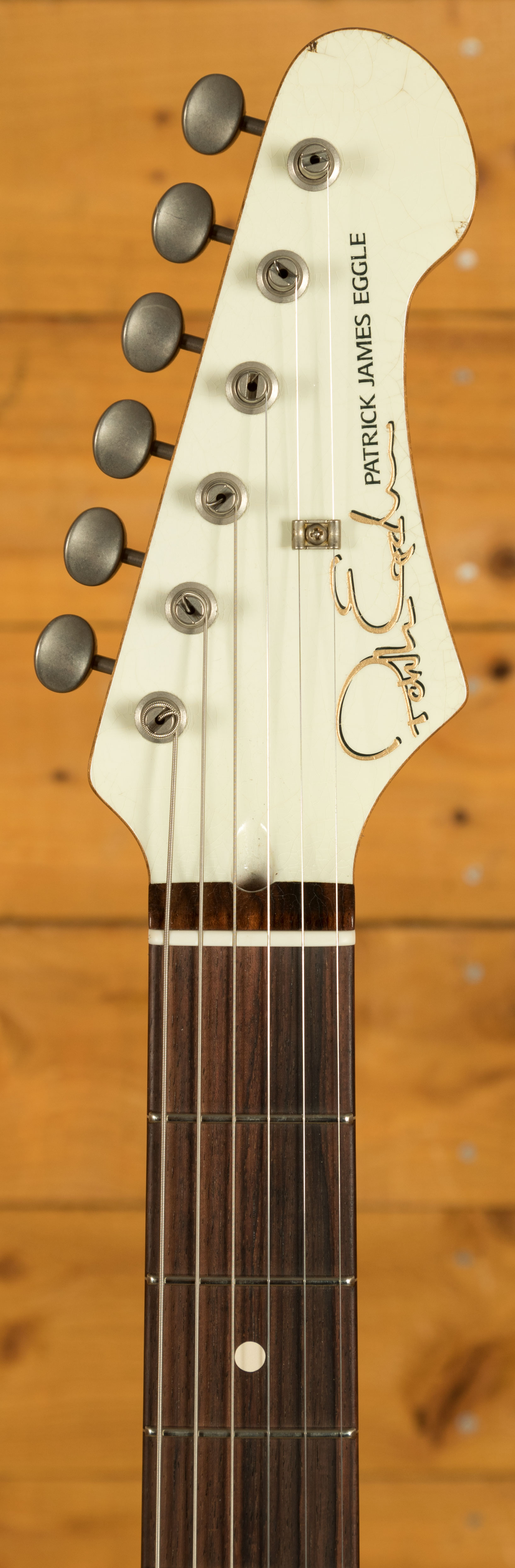 Patrick James Eggle 96 HSS Olympic White w/ Matching Headstock