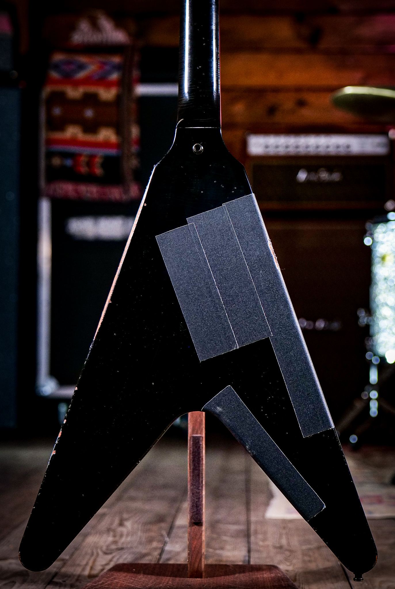 Gibson Custom Murphy Lab Kirk Hammett '79 Flying V Ebony